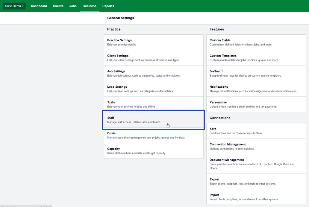 Setting up the Xero Practice Manager Integration